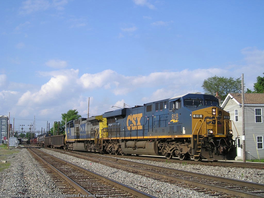 CSXT 818 On CSX K 578 Eastbound